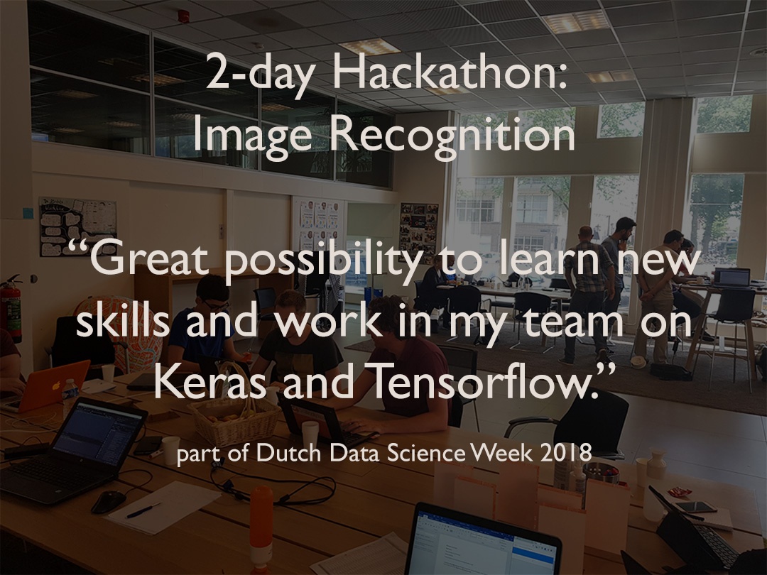 Hackathons - Highlights 2018 - Dutch Data Science Week | Xebia